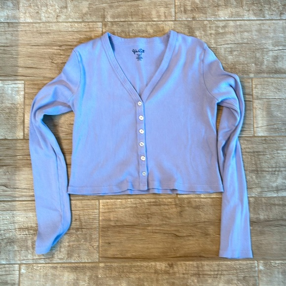Brandy Melville | Sweaters | John Galt Purple Carnigan | Poshmark